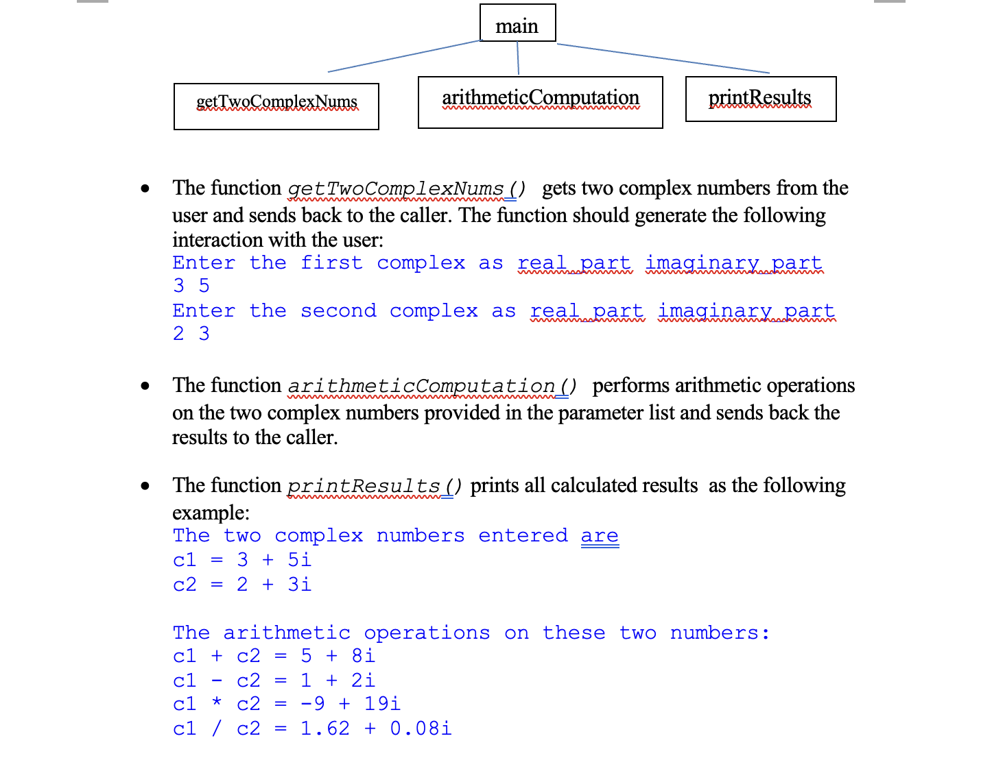 Solved oblem Description: clare and define a class for a | Chegg.com