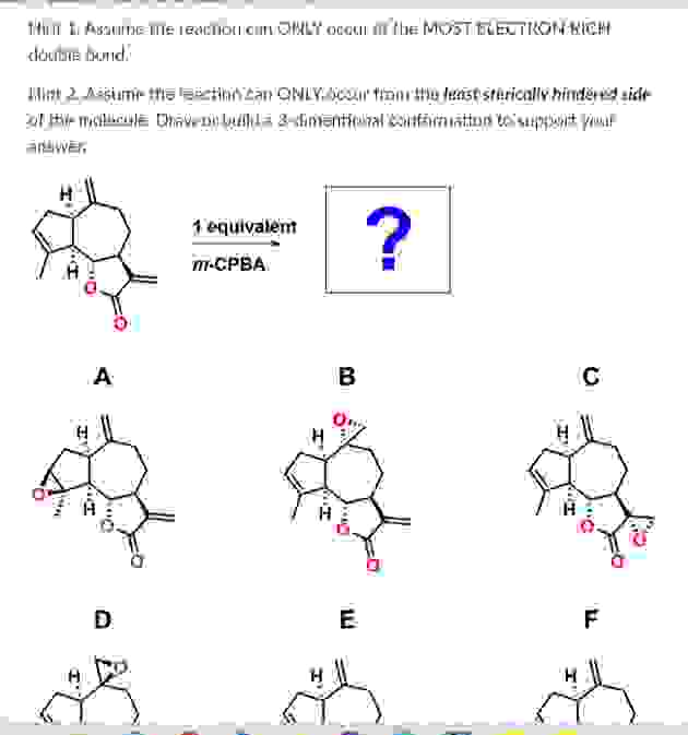 Solved Please predict the outcome of each reaction below: | Chegg.com
