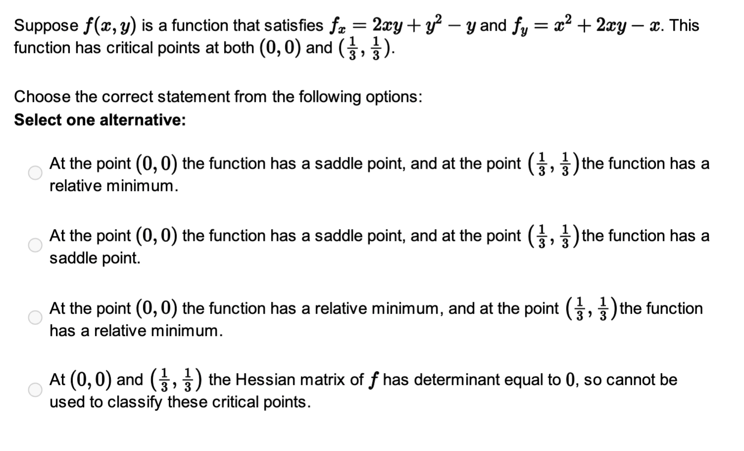 Solved Suppose f(x,y) is a function that satisfies | Chegg.com Solved Suppose f(x,y) is a function that satisfies | Chegg.com