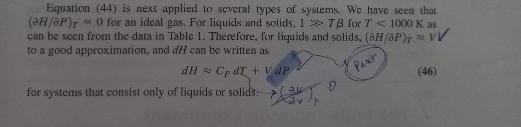 Solved Could you explain the equation below with dH in | Chegg.com
