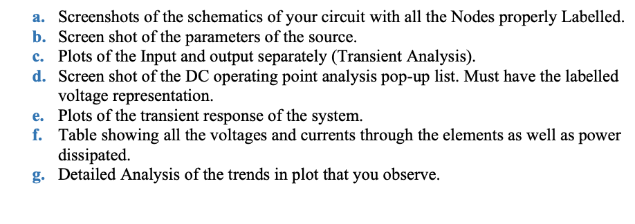 Solved LTspice software question: ANALYSE THE CIRCUIT USING | Chegg.com