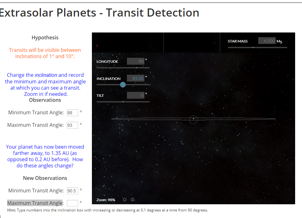 Need help!!! I want to know Maximum Transit I want | Chegg.com