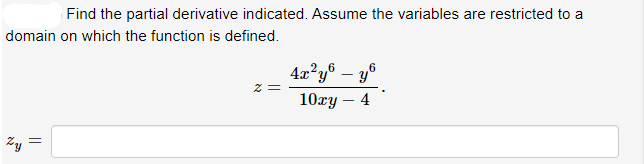 Solved Find the partial derivative indicated. Assume the | Chegg.com