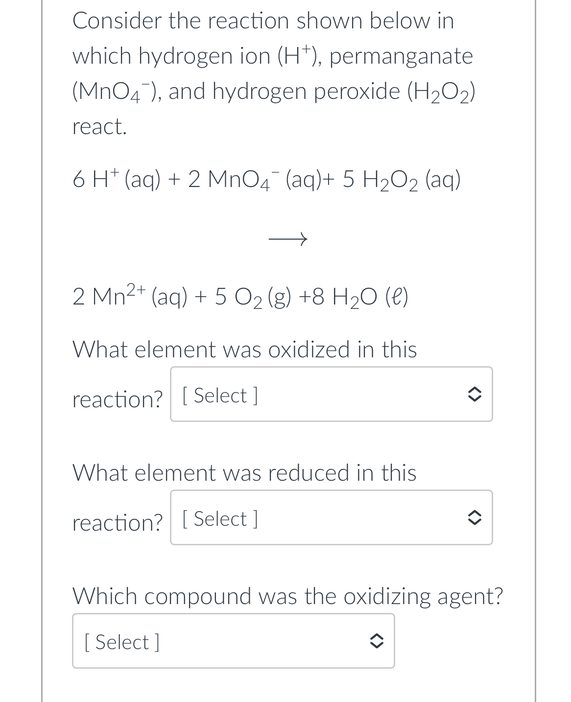 Solved Consider the reaction shown below in which hydrogen | Chegg.com