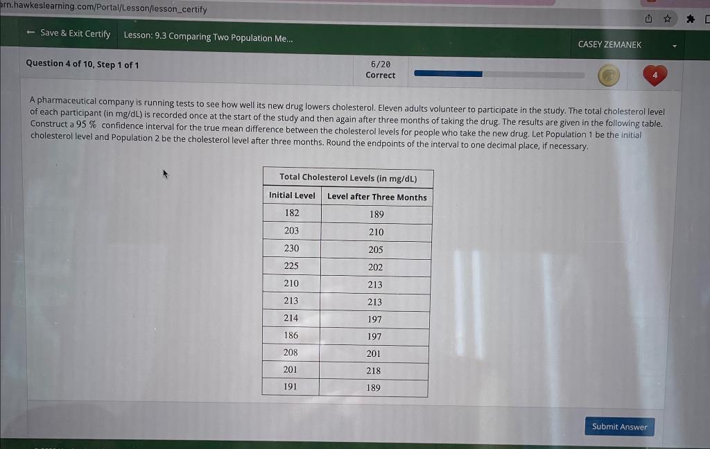 Solved arn.hawkeslearning.com/Portal/Lesson/lesson_certify * | Chegg.com