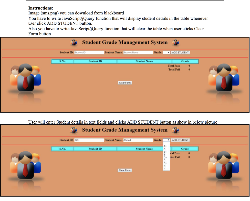 Solved Instructions: Image (sms.png) you can download from | Chegg.com