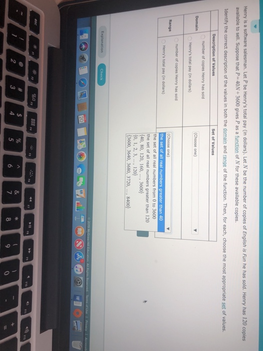 Solved Henry is a software salesman. Let P be Henry's total | Chegg.com