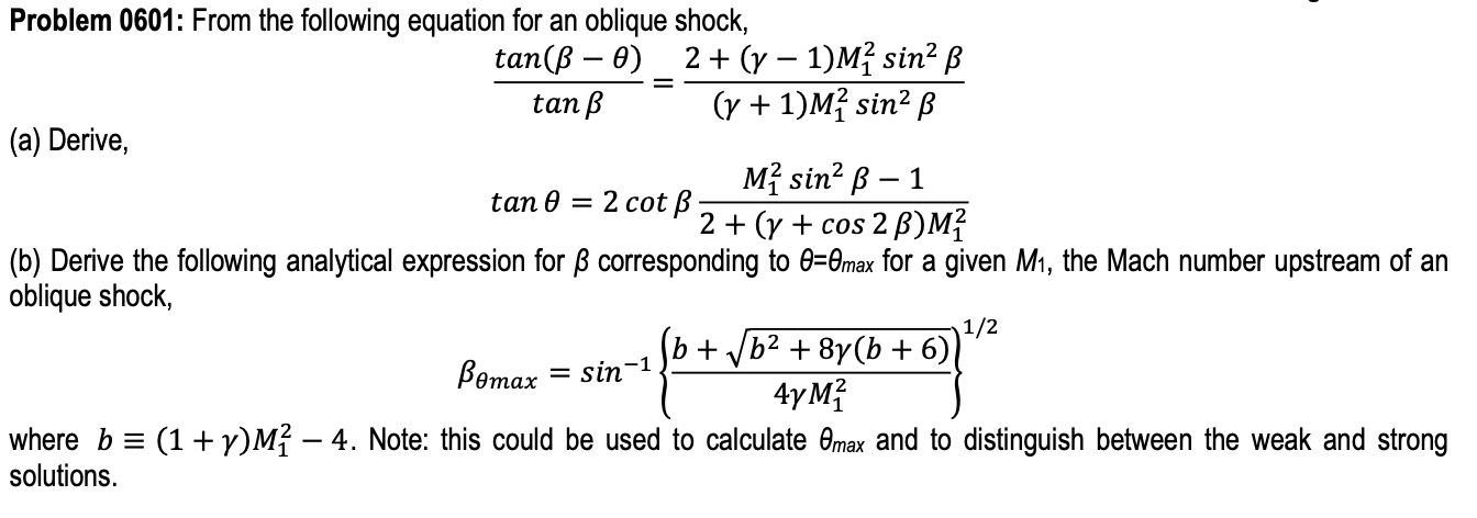 Problem 0601: From the following equation for an | Chegg.com