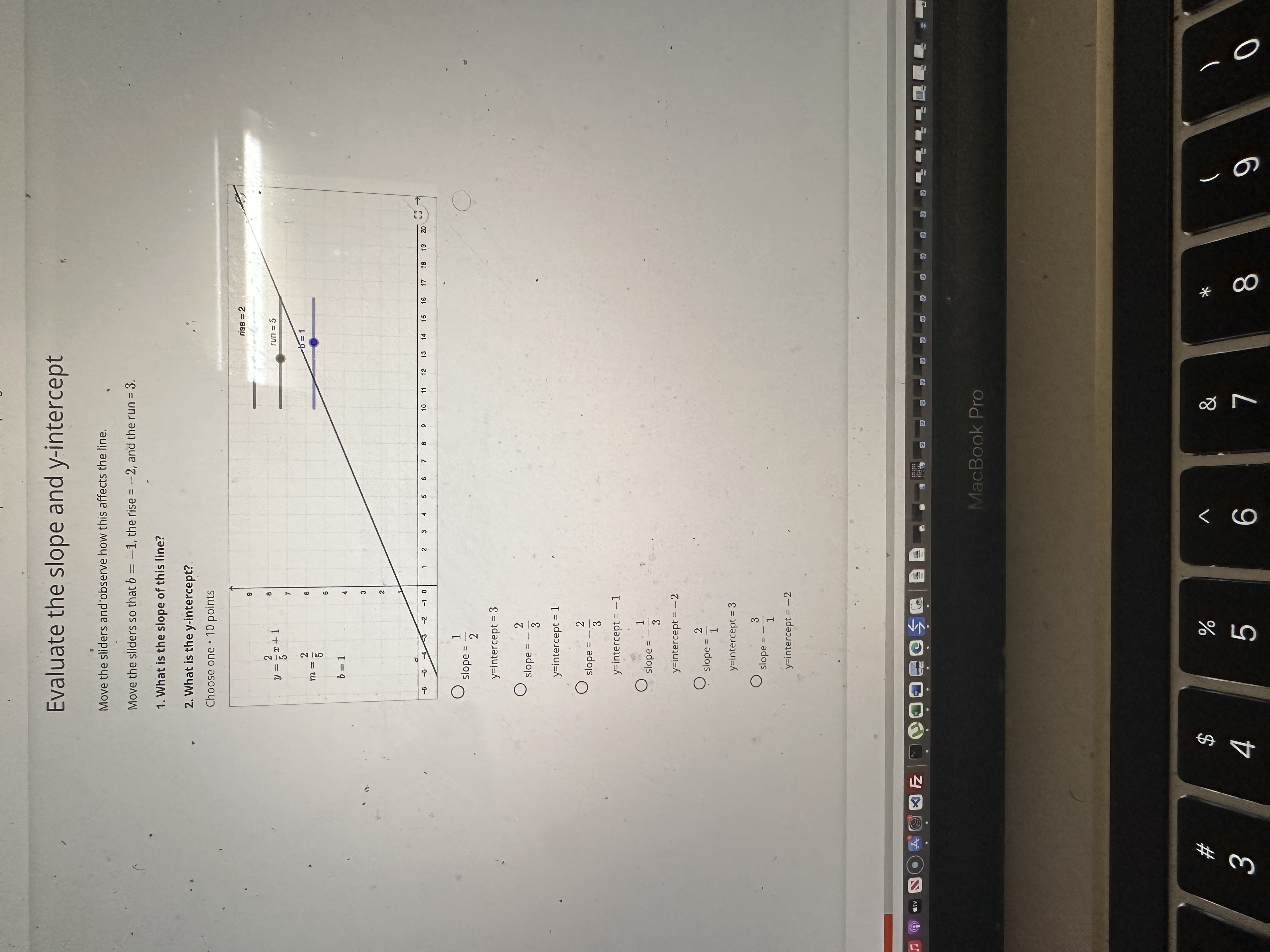 Solved Evaluate the slope and y-intercept Move the sliders | Chegg.com Solved Evaluate the slope and y-intercept Move the sliders | Chegg.com