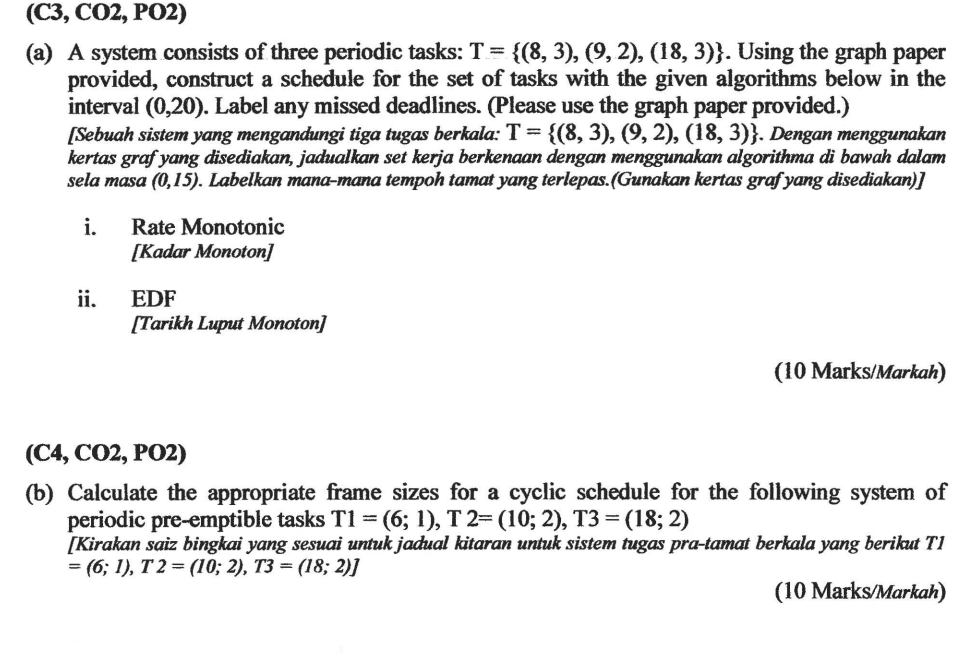 Solved (C3, CO2, PO2) (a) A system consists of three | Chegg.com