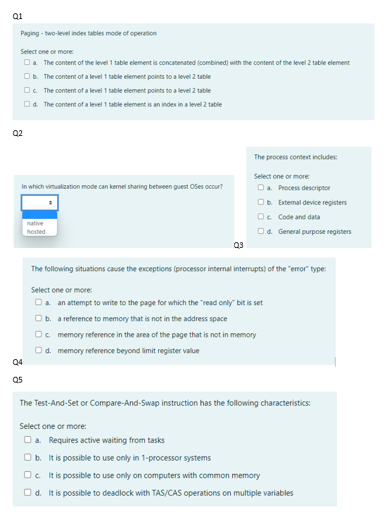 Solved Paging - two-level index tables mode of operation | Chegg.com Solved Paging - two-level index tables mode of operation | Chegg.com