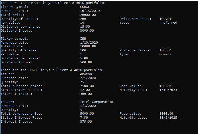 Solved C++ Portfolio Classes are getting to be more | Chegg.com