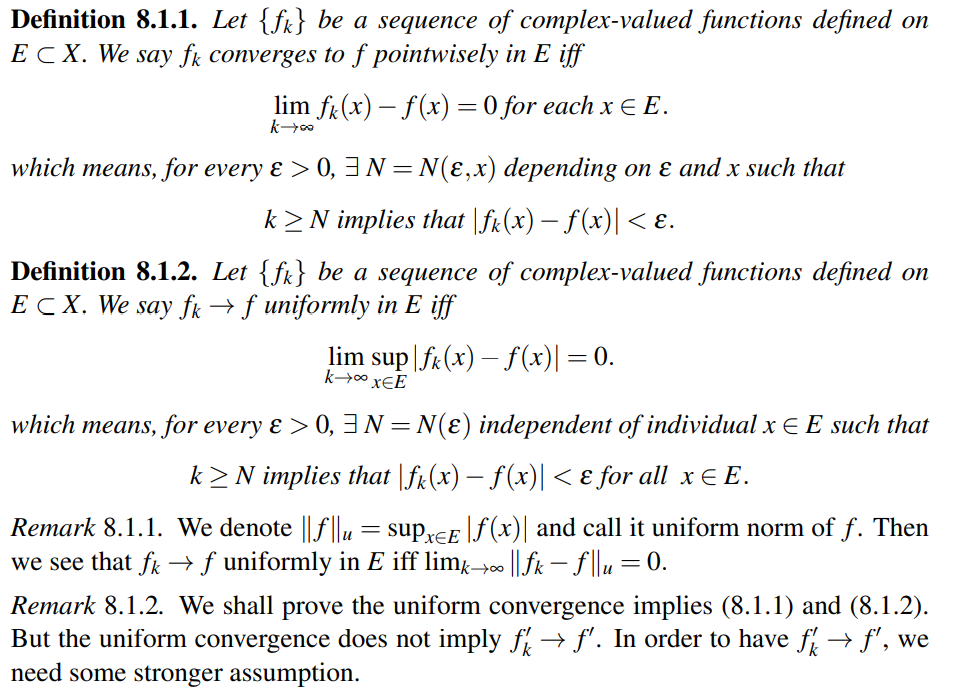 Solved = Prove that the sequence {fx} where f*(x) = xk on | Chegg.com