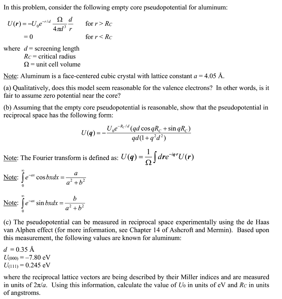 Solved In this problem, consider the following empty core | Chegg.com