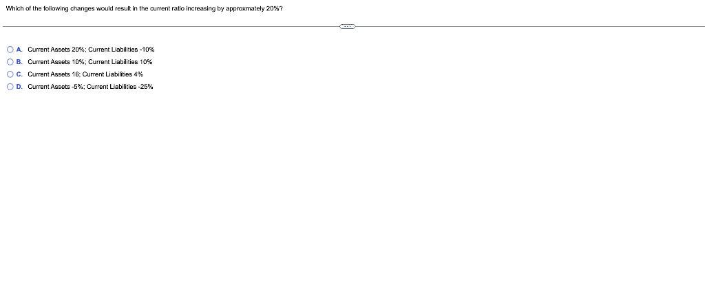 Solved Which of the following changes would result in the | Chegg.com