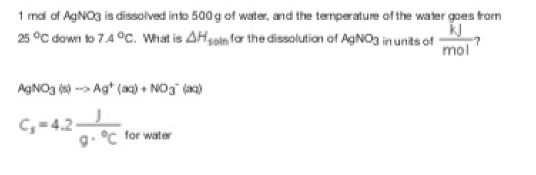 Solved 1 rmal af AgNO3 is dissolved in o 500g of water, and | Chegg.com