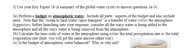 Solved 3) Use your Key Figure 18 (a summary of the global | Chegg.com