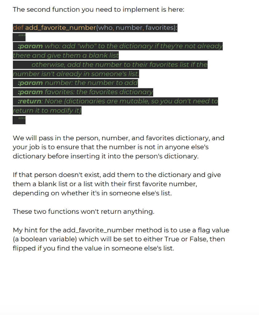 Solved Part 1 - Review of Dictionaries A dictionary in | Chegg.com