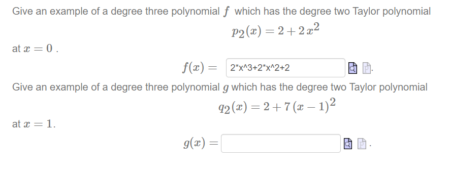 Solved Give an example of a degree three polynomial f which | Chegg.com