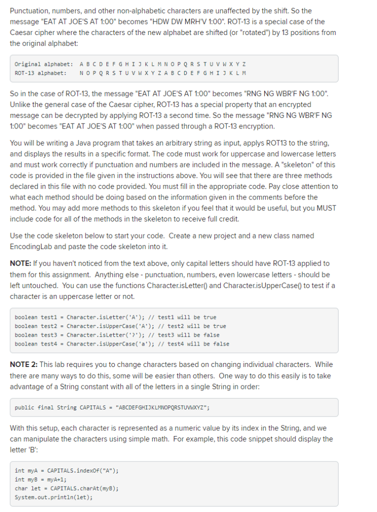 Solved Punctuation, numbers, and other non-alphabetic | Chegg.com