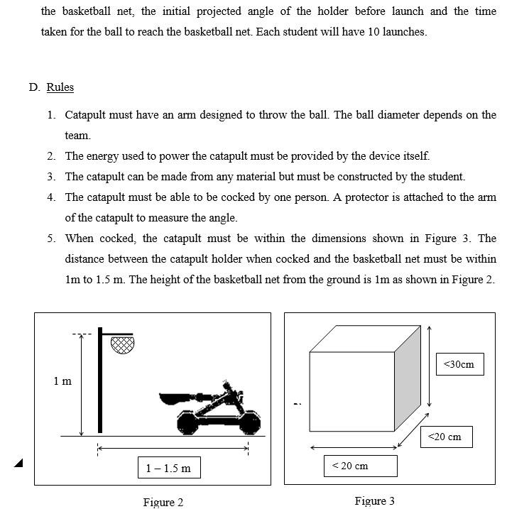 Solved CATAPULT A. Objective 1. To display a catapult that | Chegg.com