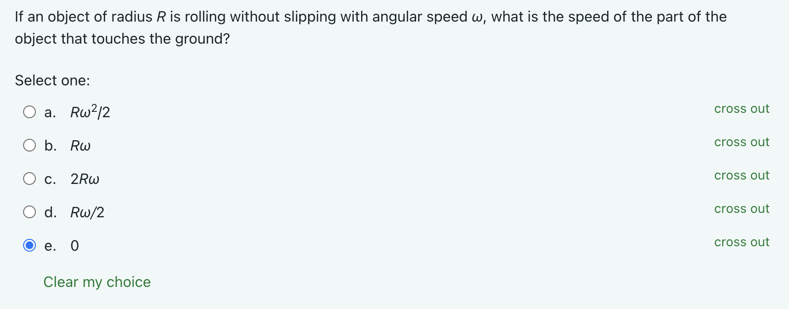 Solved If an ﻿object of ﻿radius R is ﻿rolling without | Chegg.com