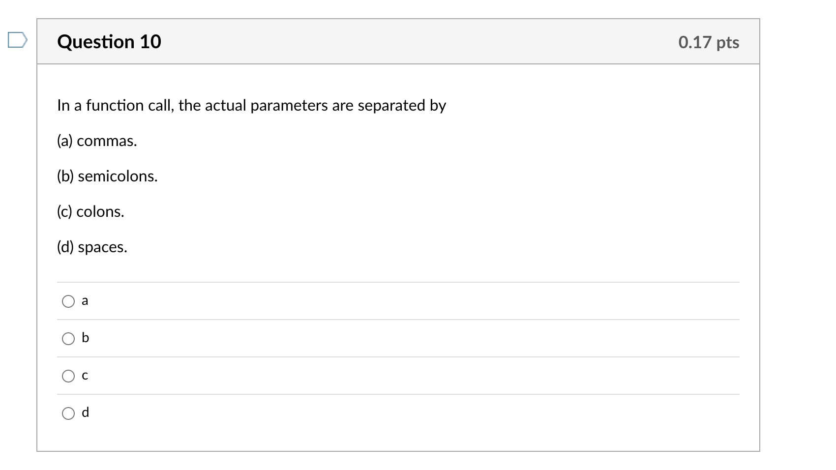 Solved Which of the following is a valid function definition | Chegg.com