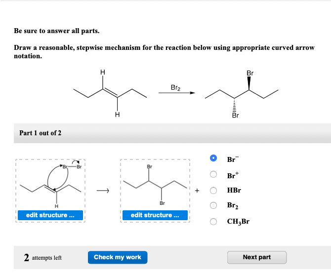 Solved Be sure to answer all parts. Draw a reasonable, | Chegg.com