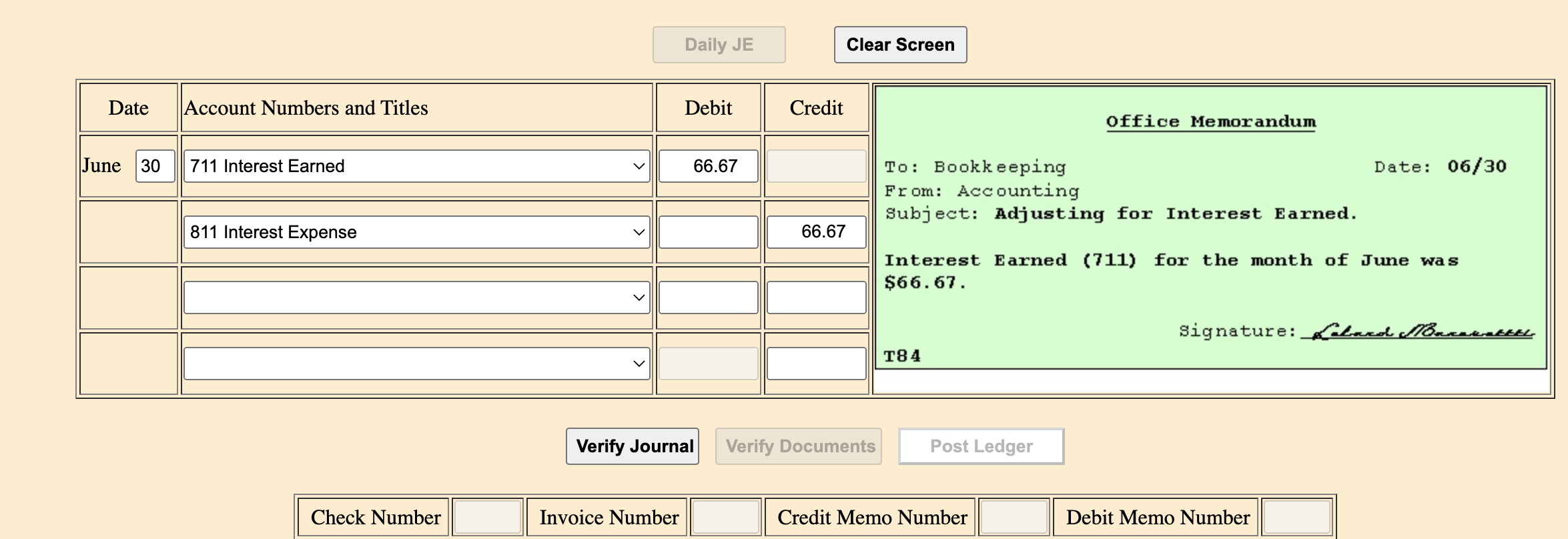 Solved \begin{tabular}{|l|l|} \hline Verify Journal & Verify | Chegg.com