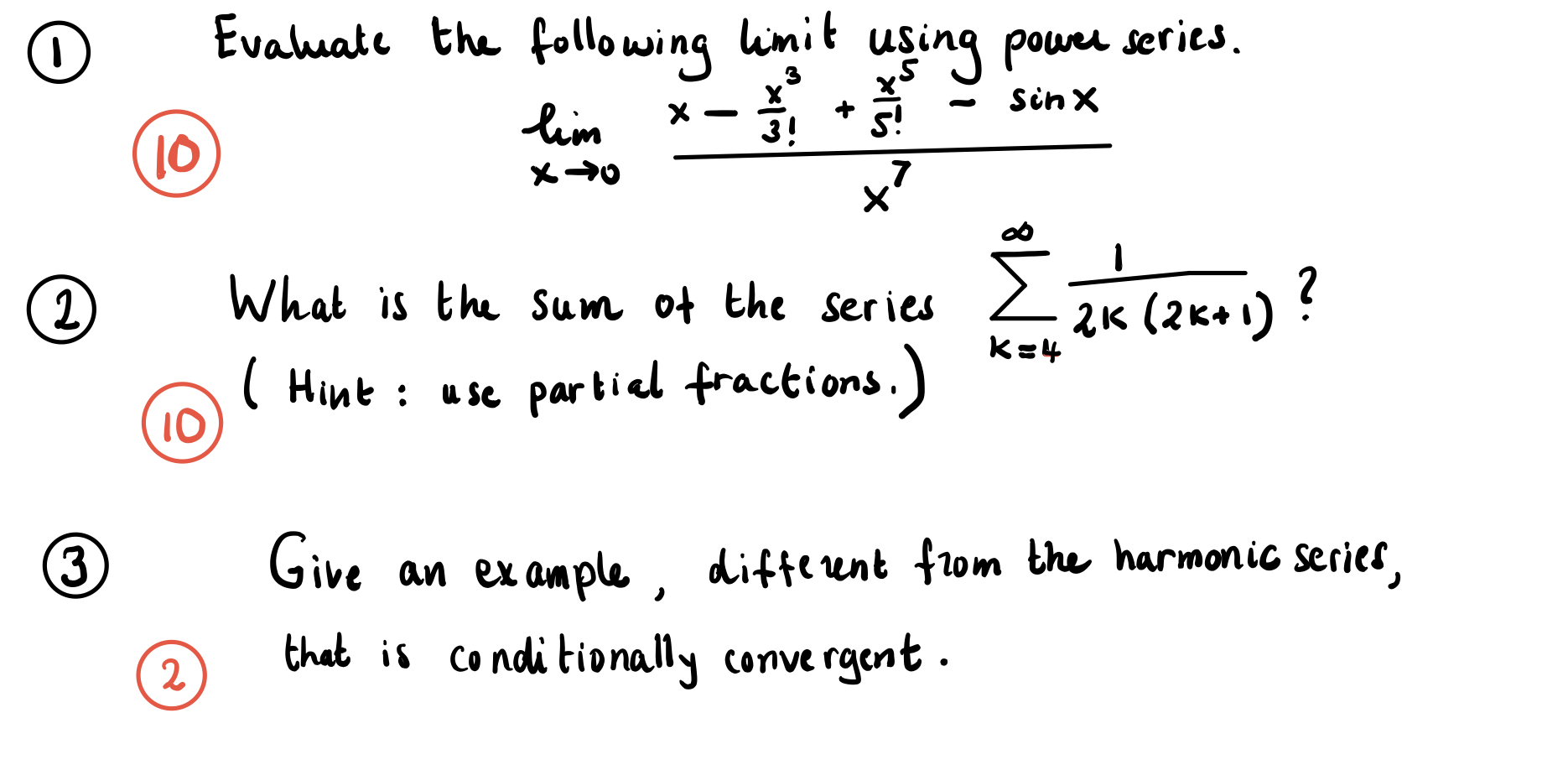 Solved 1 Evaluate the following limit using power series. | Chegg.com