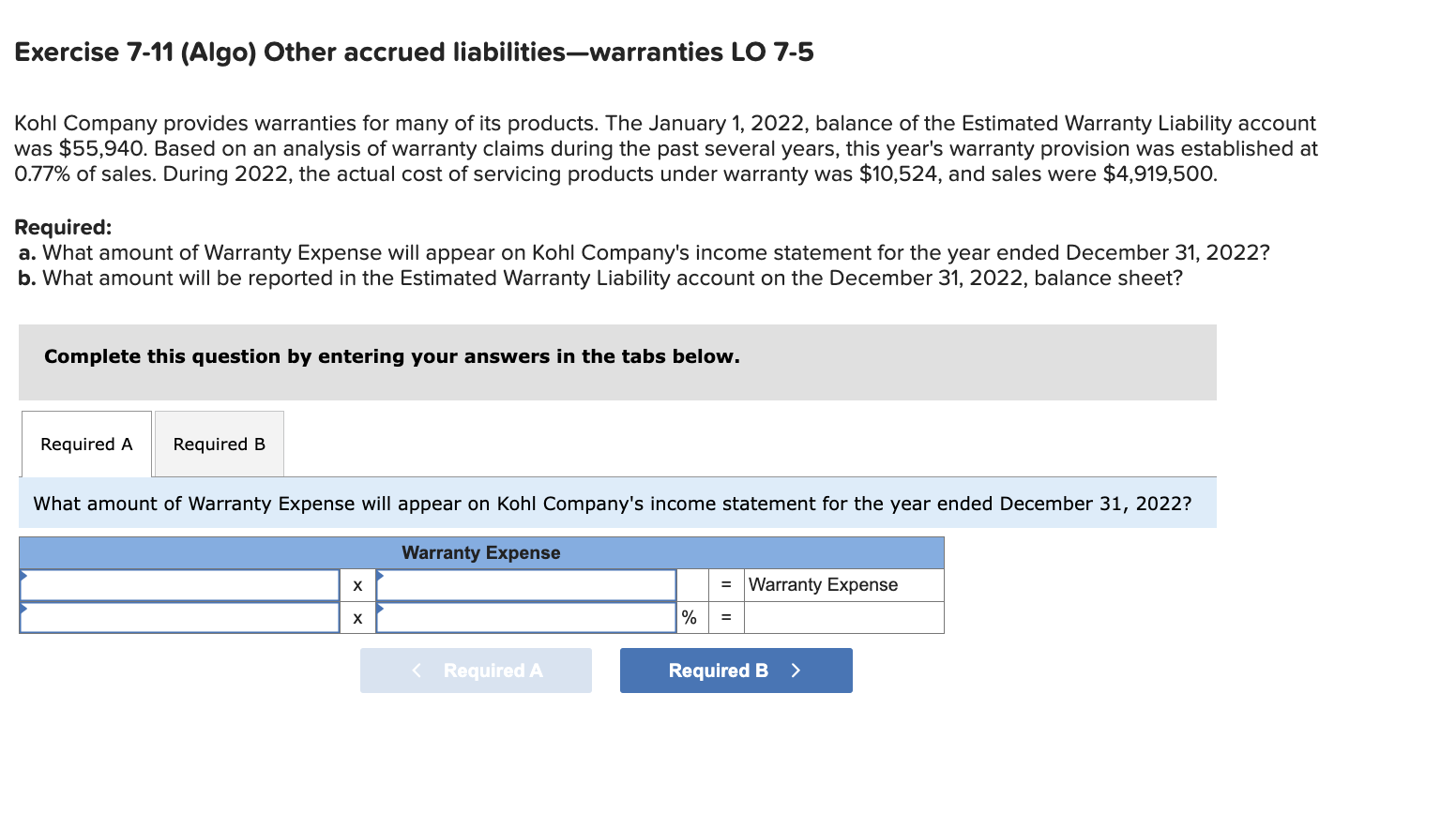 Solved Exercise 7-11 (Algo) Other accrued | Chegg.com