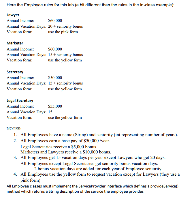 Solved 13 public final class EmployeeMain { /** A formatter | Chegg.com