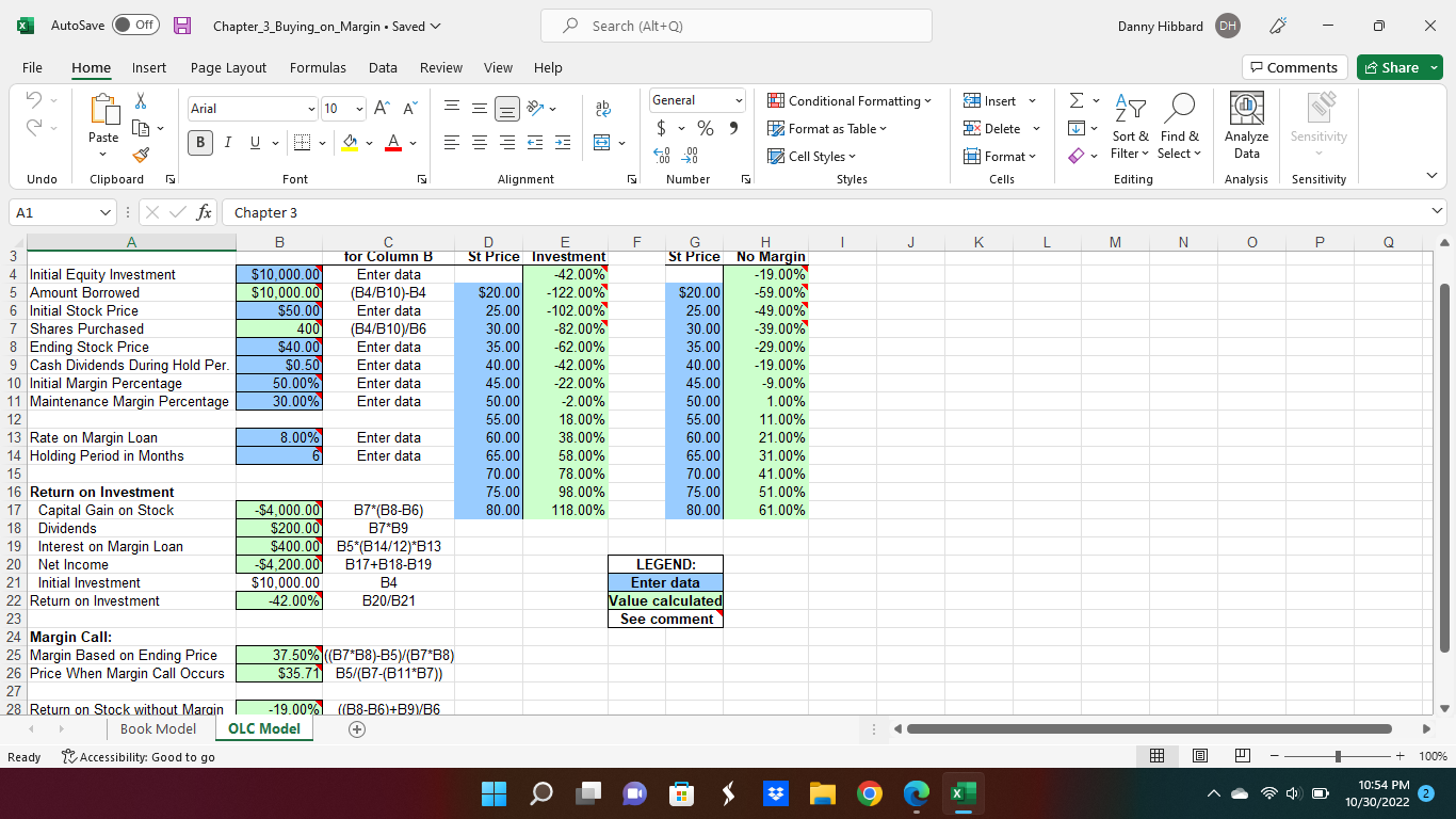 Use the attached spreadsheet to answer the following | Chegg.com