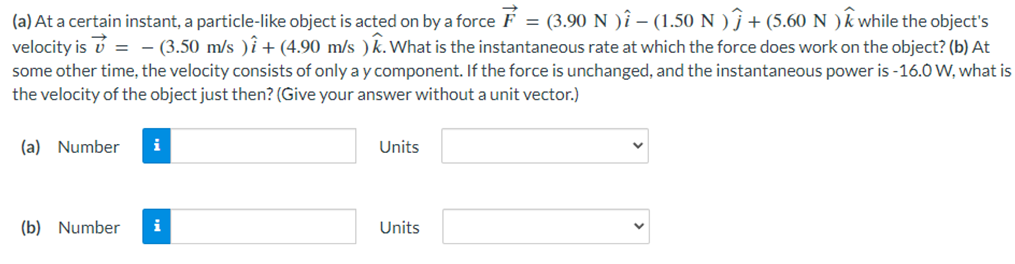 Solved (a) At a certain instant, a particle-like object is | Chegg.com