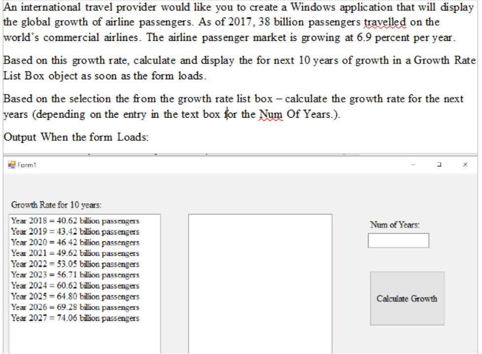 Solved An international travel provider would like you to | Chegg.com