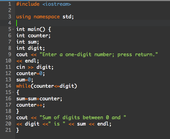 Solved 1 #include 3 using namespace std; 4 5 int mainO 6 | Chegg.com