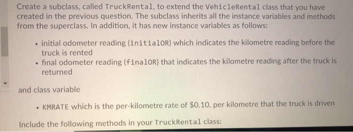 Solved NOTE: To implement encapsulation, all of the instance | Chegg.com