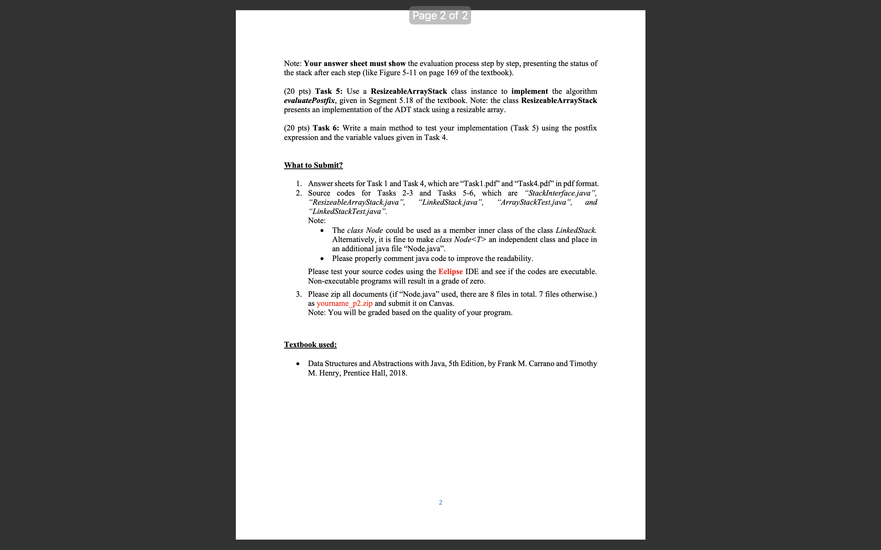 Solved "Please start working on this assignment as early as | Chegg.com