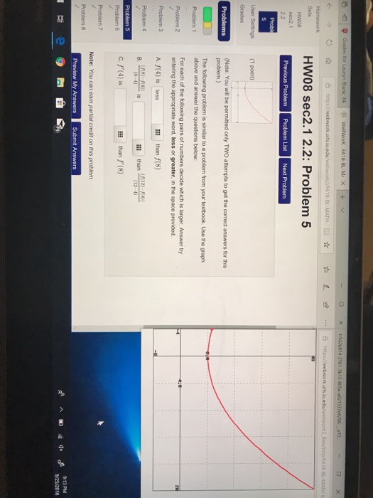 Solved HW08 sec2.1 2.2: Problem 5 sec2.1 problem.) The | Chegg.com
