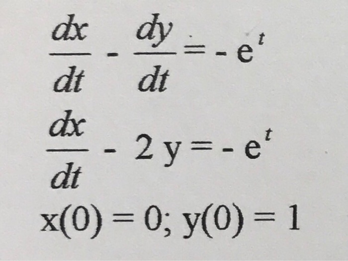 Solved (Differential equations) Use Laplace transformations | Chegg.com