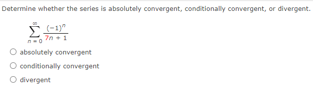 Solved Determine whether the series is absolutely | Chegg.com