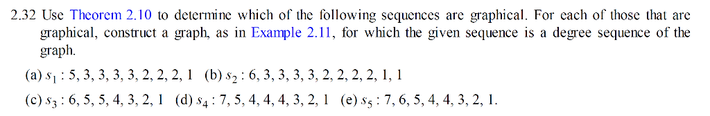 Solved 2.32 Use Theorem 2.10 to determine which of the | Chegg.com