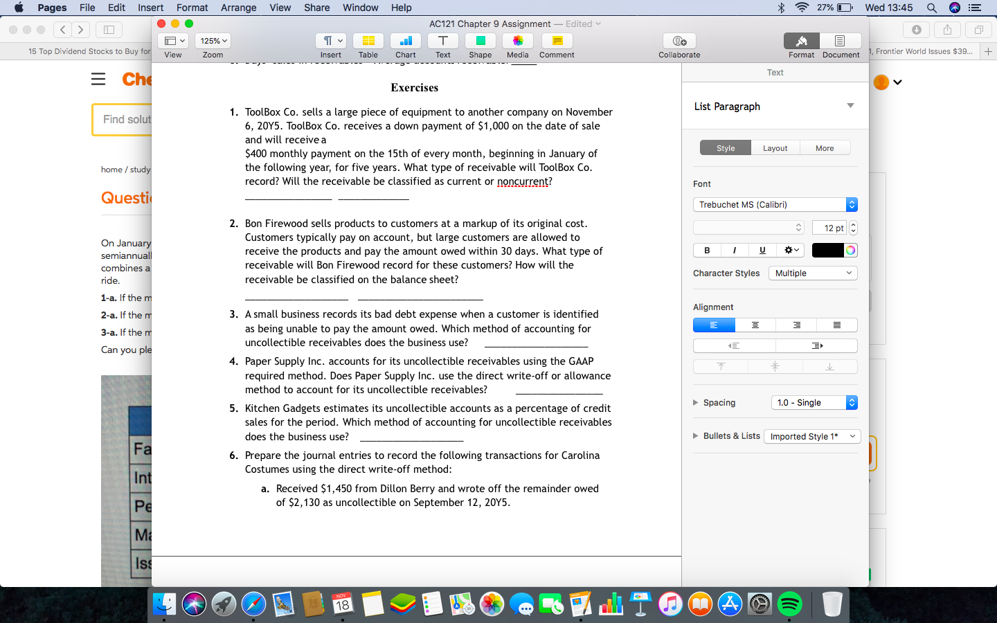 Solved Pages File Edit Insert Format Arrange View Share | Chegg.com