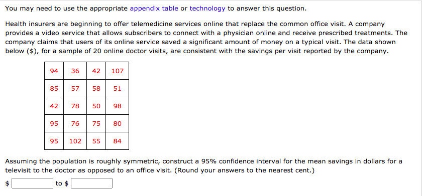 Solved You may need to use the appropriate appendix table or | Chegg.com
