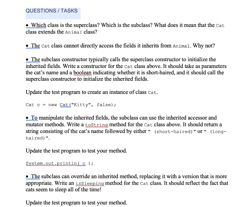 Solved PROGRAM As we discussed in lecture, a class can | Chegg.com