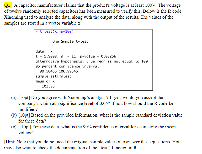 Solved I doubt the existing solution on Chegg as this should | Chegg.com