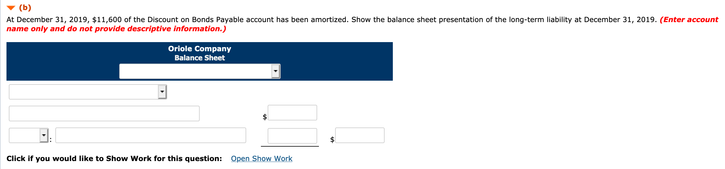 Solved Problem 10-4A (Part Level Submission) Oriole Company | Chegg.com