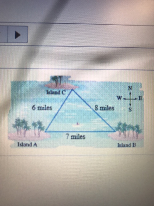 Solved the diagram shows three islands in a bay. You rent a | Chegg.com