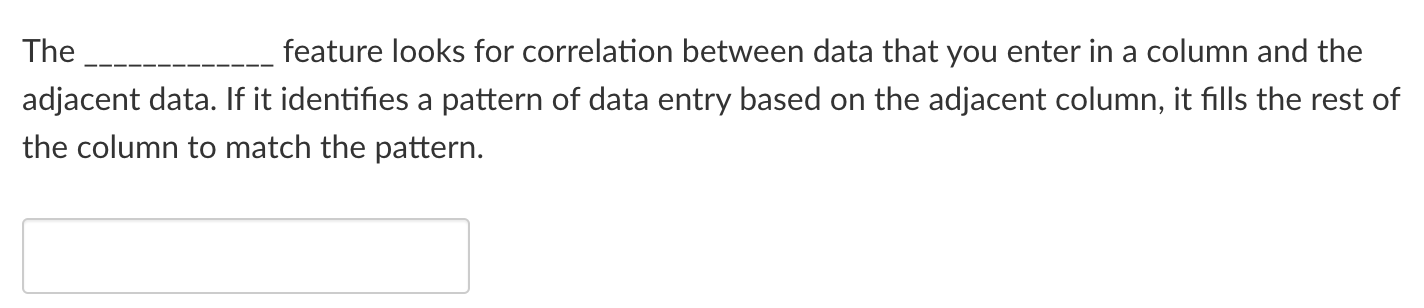 Solved A set of contiguous data cells is called a (hint: two | Chegg.com