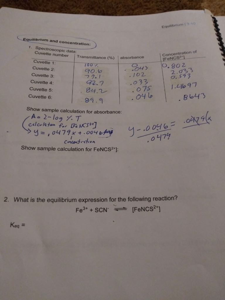Solved Chemistry 2 lab help please i need to see whats | Chegg.com